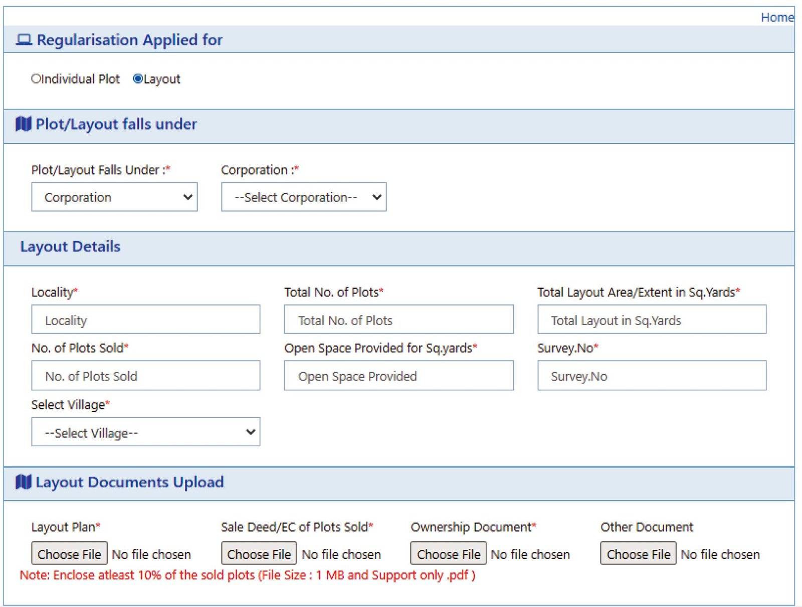 How to apply LRS online telangana 2020